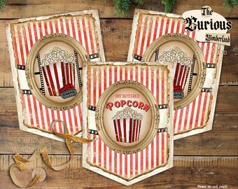 Popcorn Banner | Etsy