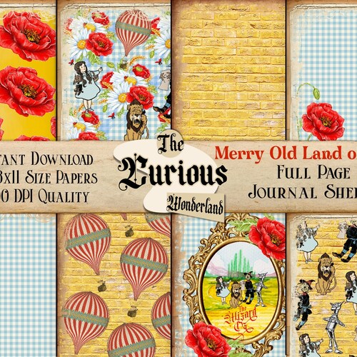 Printable Wizard of Oz Backdrop Instant Download 6ft X 4ft - Etsy