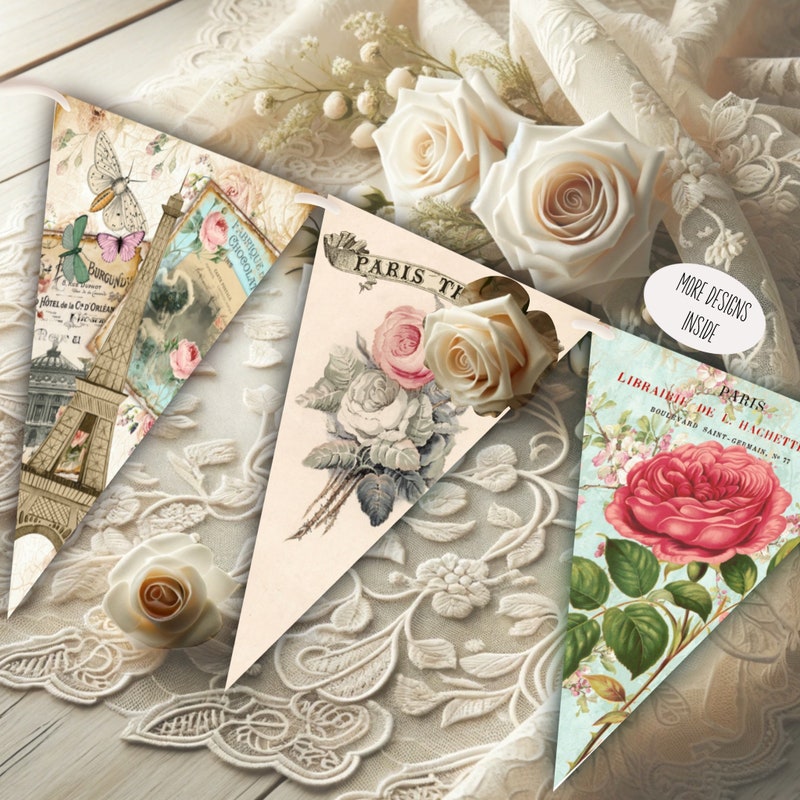 Shabby Chic Banner - Etsy