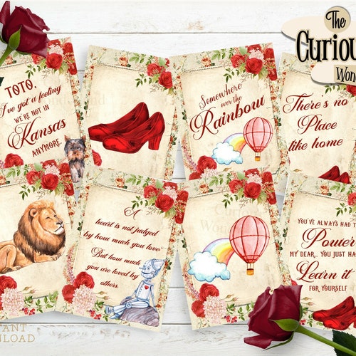 Wizard of Oz Printable Posters INSTANT DOWNLOAD Party - Etsy