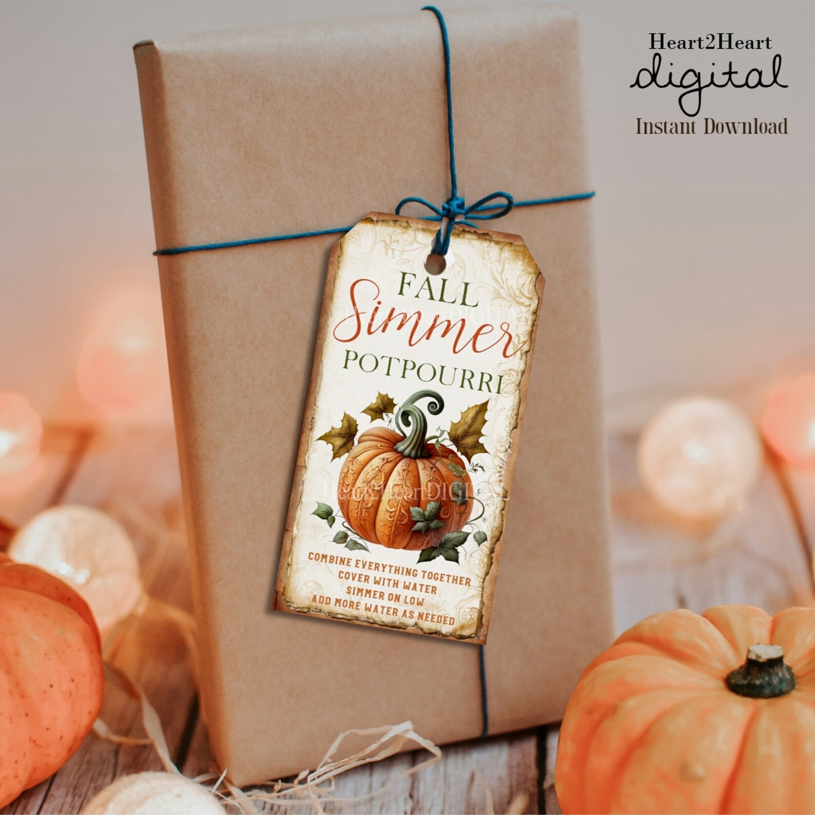 Printable Fall Simmer Pot Tags Stovetop Potpourri Tag - Etsy