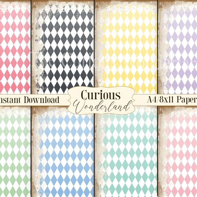 Harlequin Patterns - Etsy