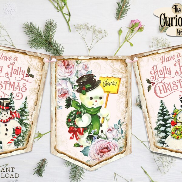 Snowman Banner - Etsy