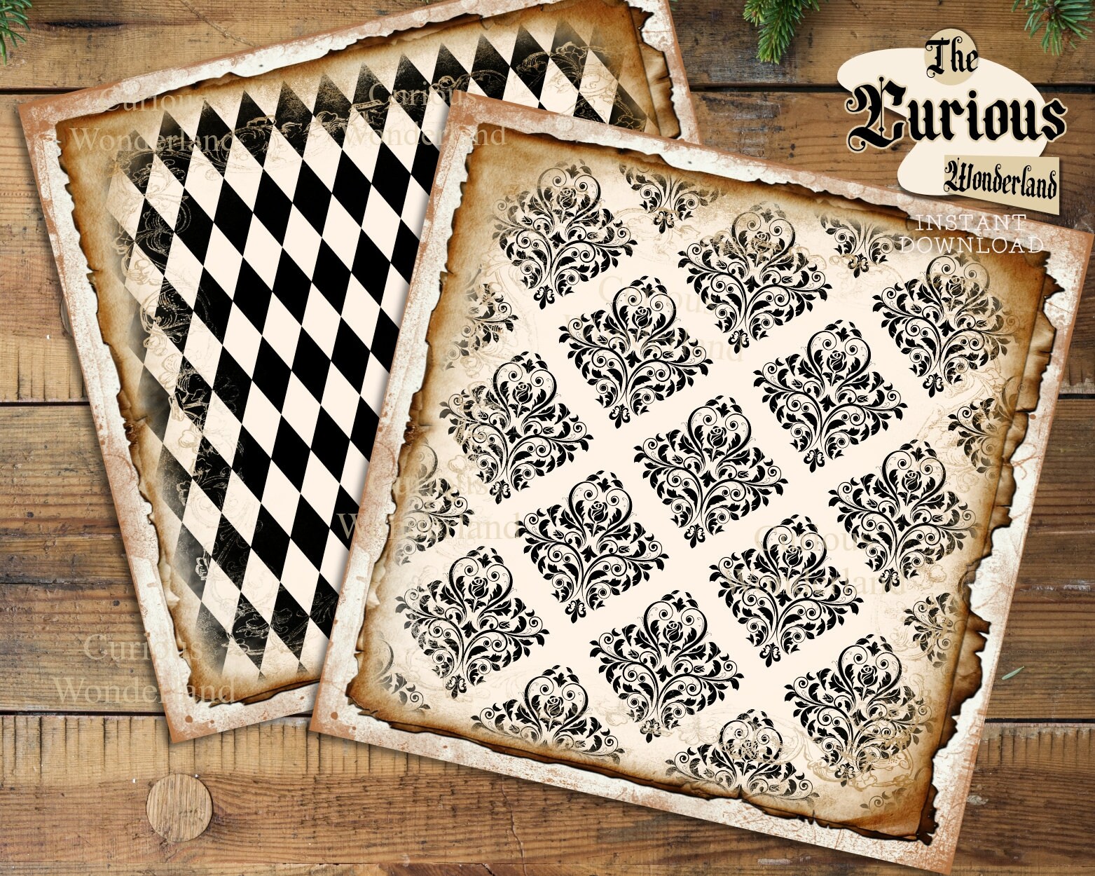 Paper, Party & Kids Stripes INSTANT DOWNLOAD Backgrounds Scrapbooking ...