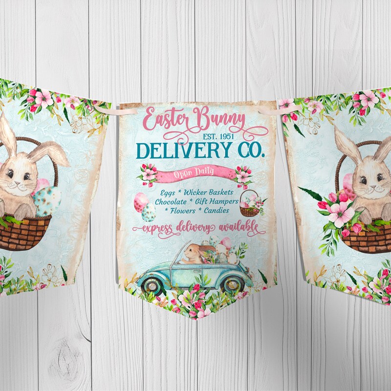 Easter Banner - Etsy