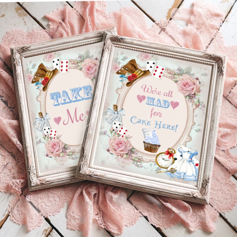 Alice in Wonderland Signs - Etsy