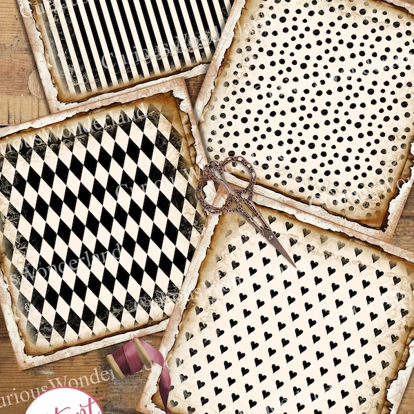 Tattered Edge Paper - Etsy