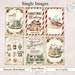 Rustic Christmas Bakery 6x4 Cards, Digital, Collage Sheet Printable ...