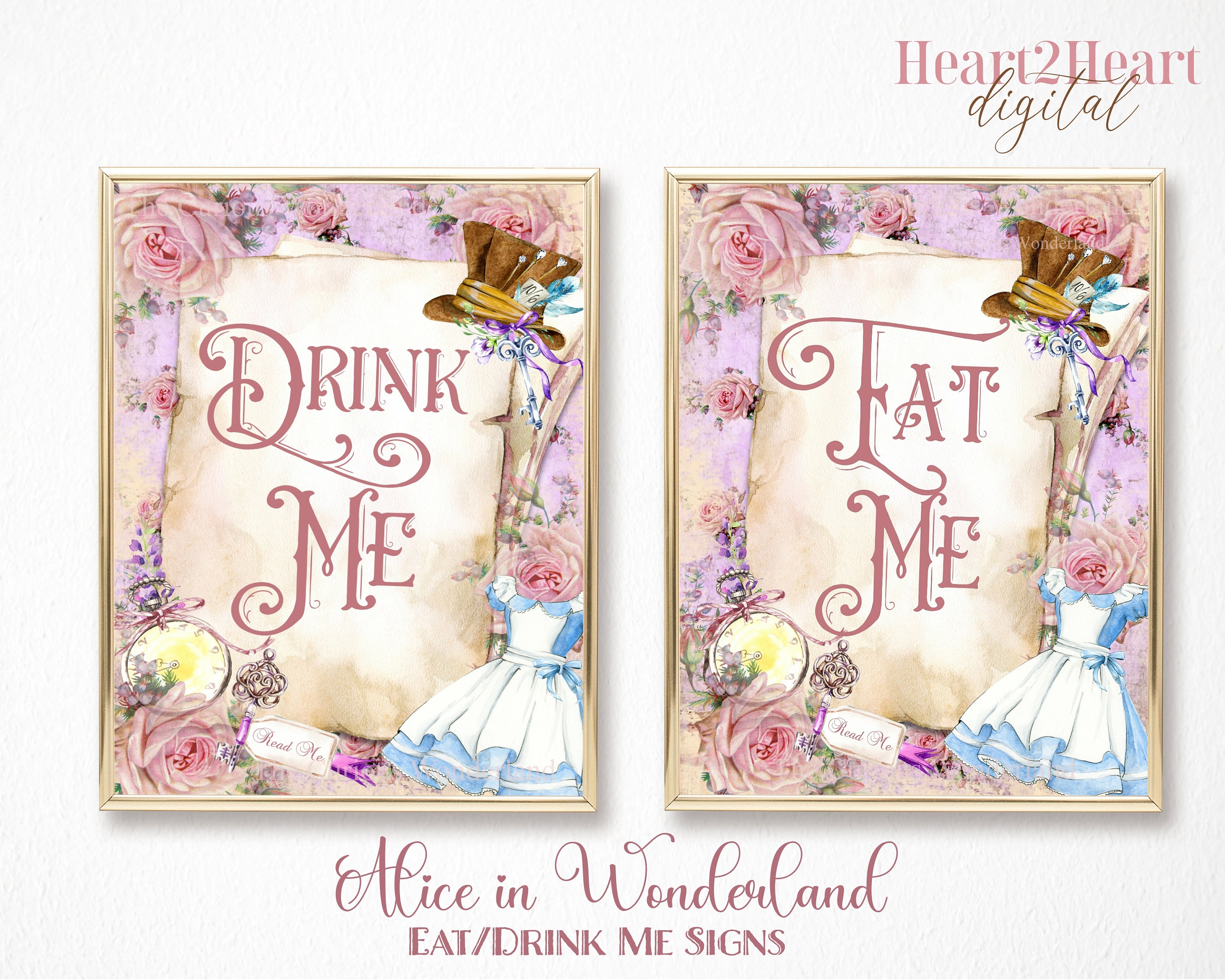 Alice In Wonderland Eat Me Sign