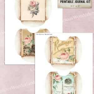 Shabby Chic Paris Pockets & Envelopes, Printable Pockets, Paris Junk ...