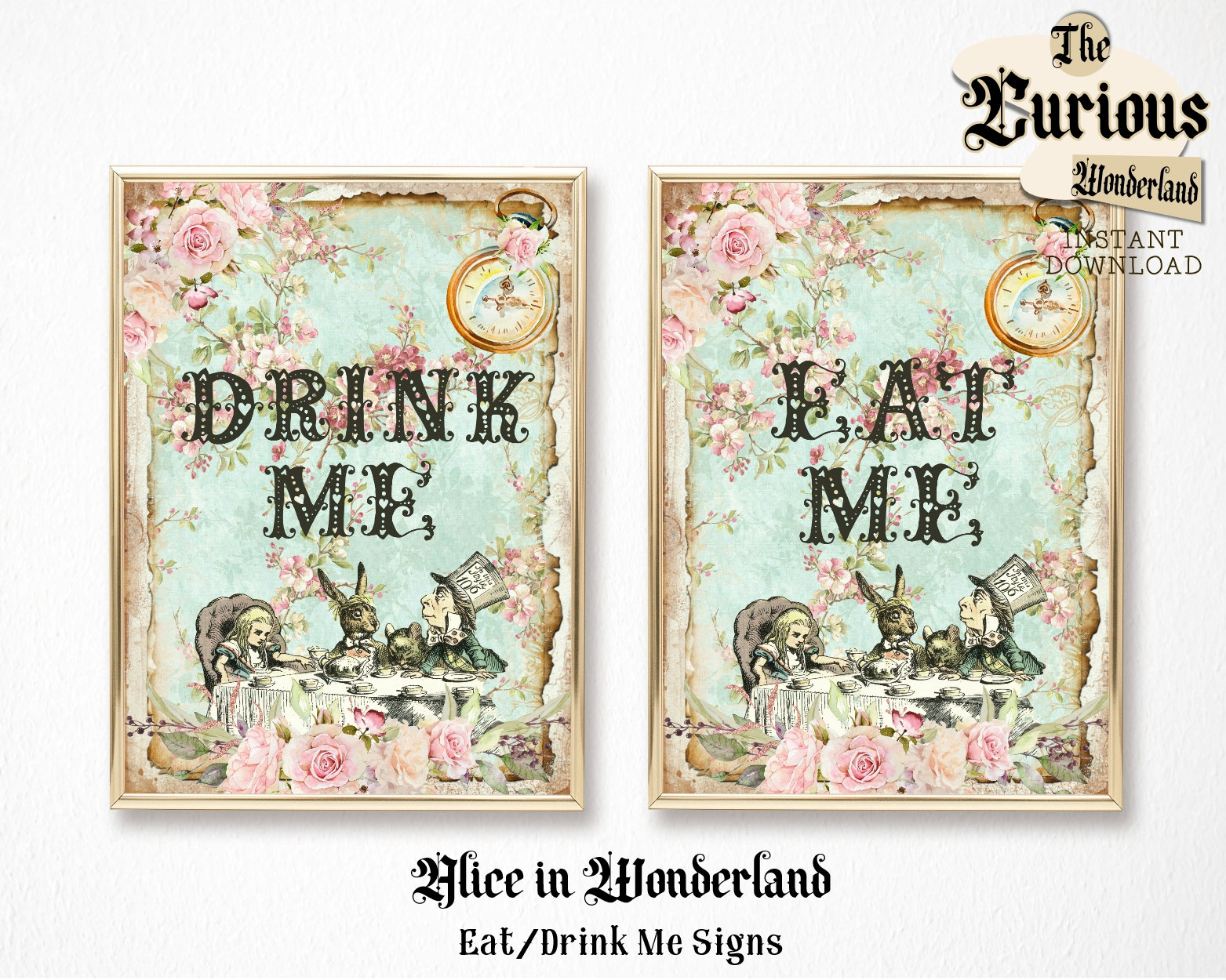 Alice In Wonderland Eat Me Sign
