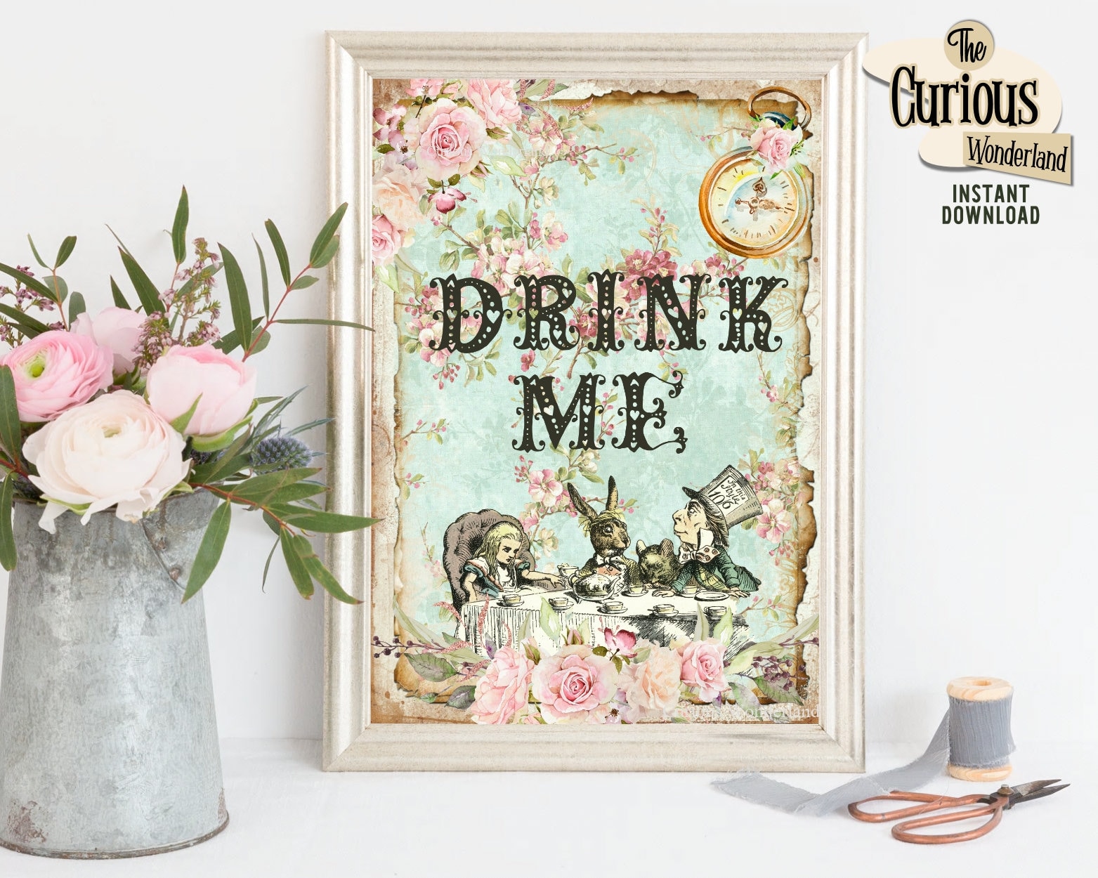 Alice In Wonderland Eat Me Sign