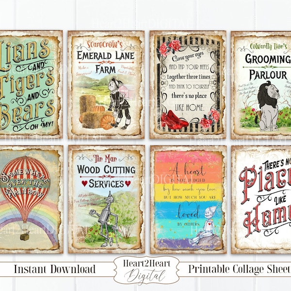 Wizard of Oz Card - Etsy