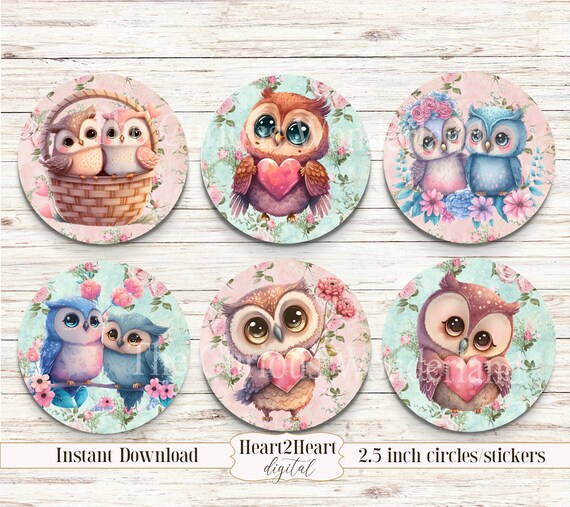 Owl Valentine Printable Labels Free Printable Owl Valentines Day