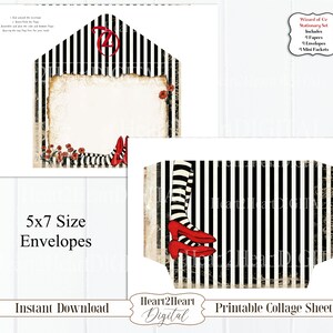 Wizard of Oz Stationary Set, Letter Writing Paper, Wizard of Oz Paper ...