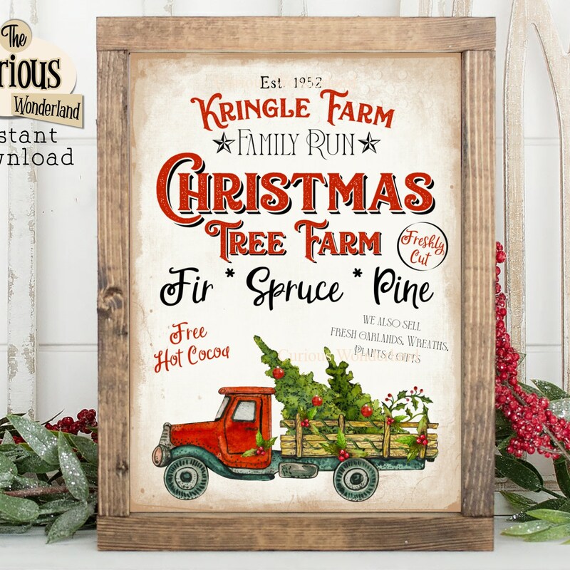 Tree Farm Sign - Etsy