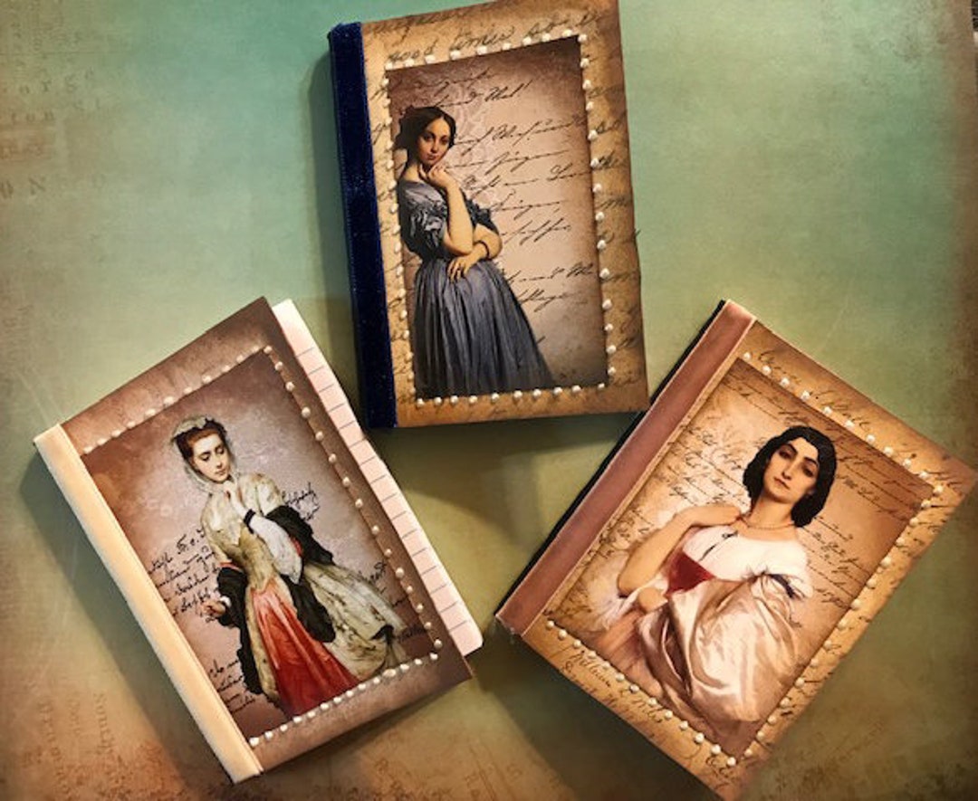 The Written Word Altered Mini Composition Book Journal Set - Etsy