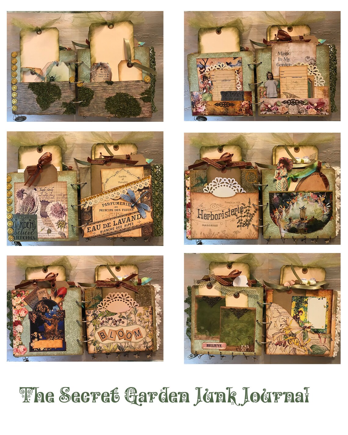 The Secret Garden OOAK Junk Journal | Etsy