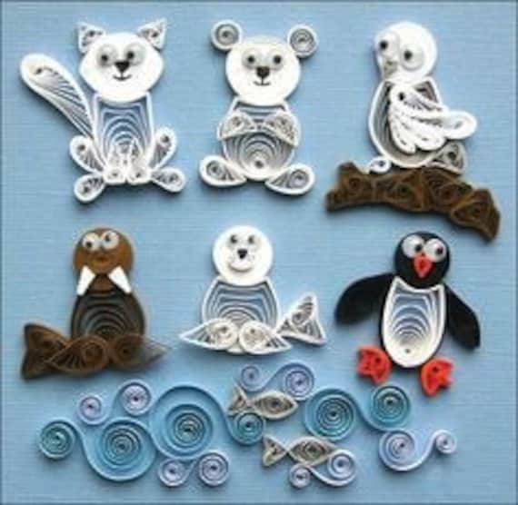 Quilled Animals - Etsy
