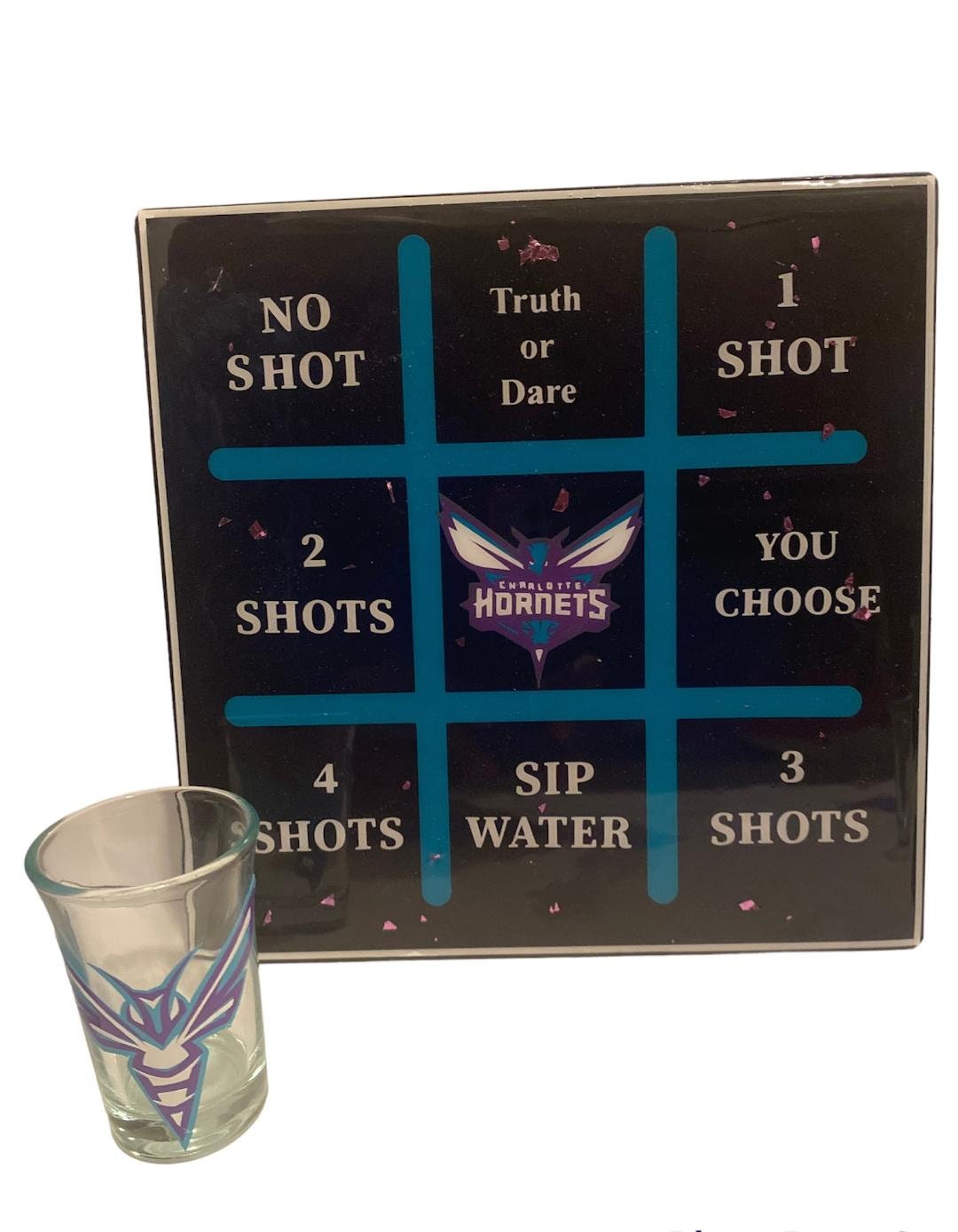 Charlotte Hornets Tic Tac Toe - Etsy