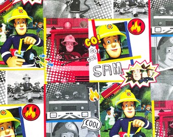 Fireman Fabric - Etsy