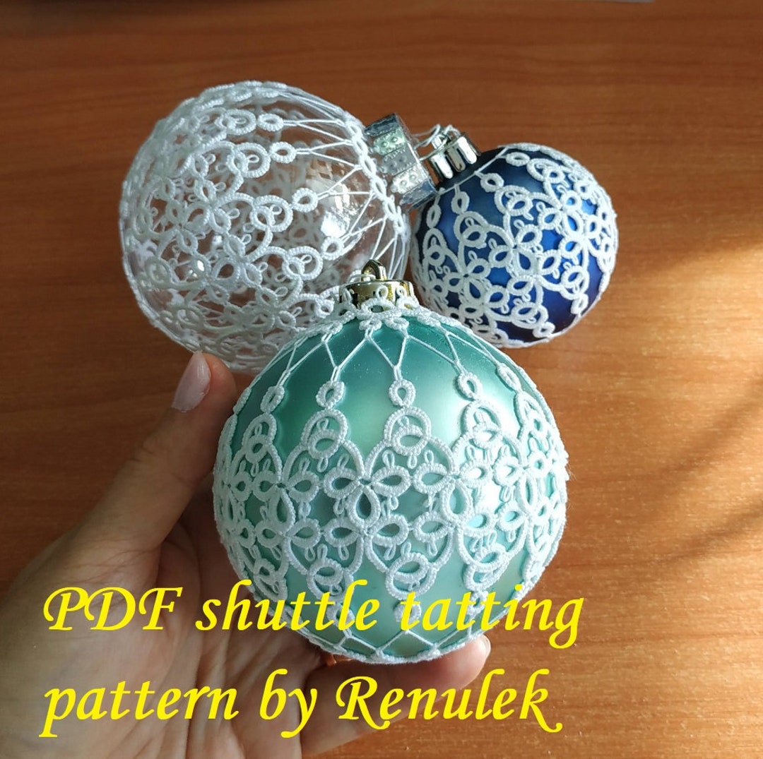 Bubble 3D-13” PDF Original Shuttle Tatting Pattern by Renulek.instant ...
