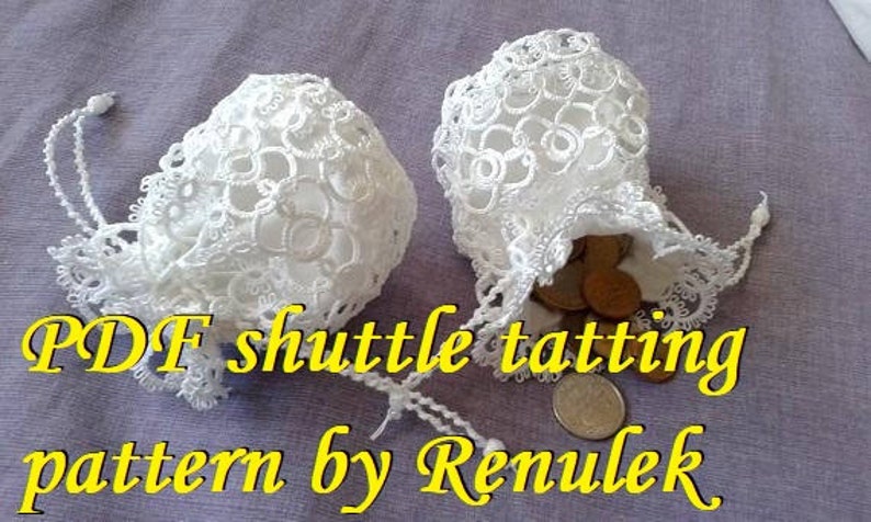 Mini Pocket Bag PDF Original Shuttle Tatting Pattern by | Etsy
