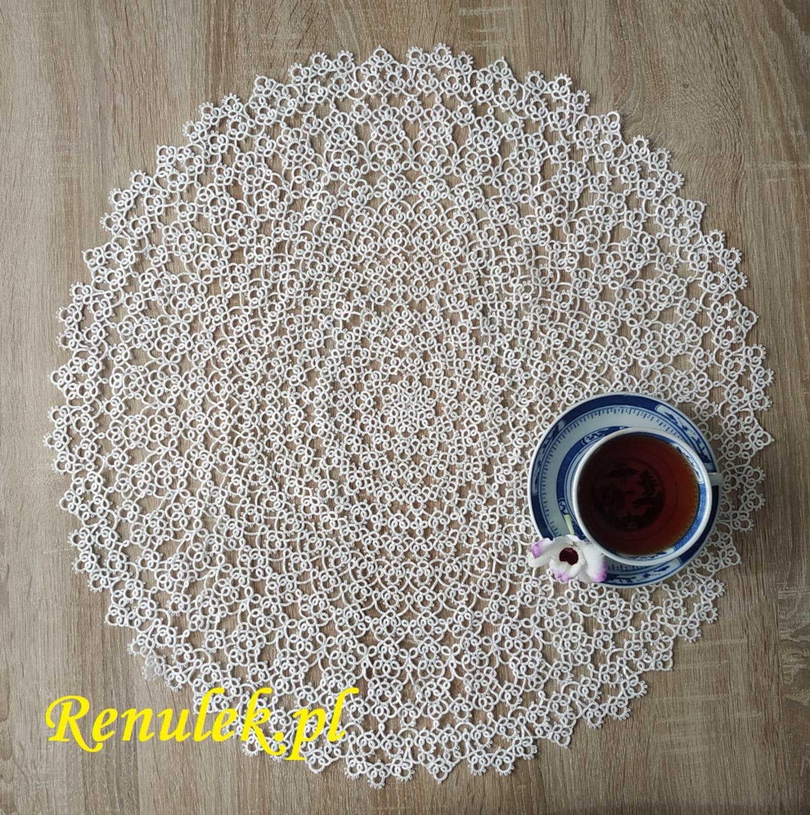 Doily “coral Reef” PDF Original Shuttle Tatting Pattern by Renulek ...