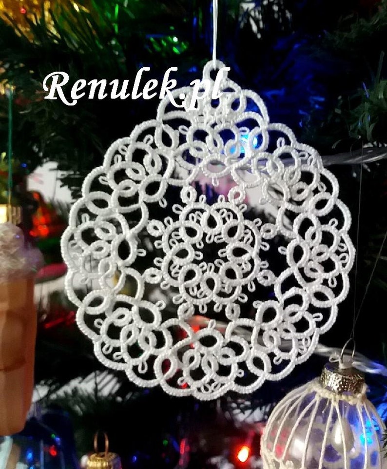 Xmas Bubble4. PDF Original Shuttle Tatting Pattern. Instant Digital ...