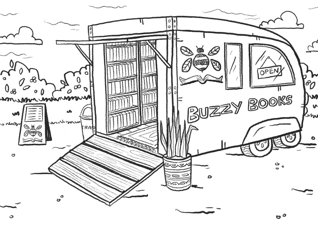 Buzzy Books Colouring Sheet - Etsy