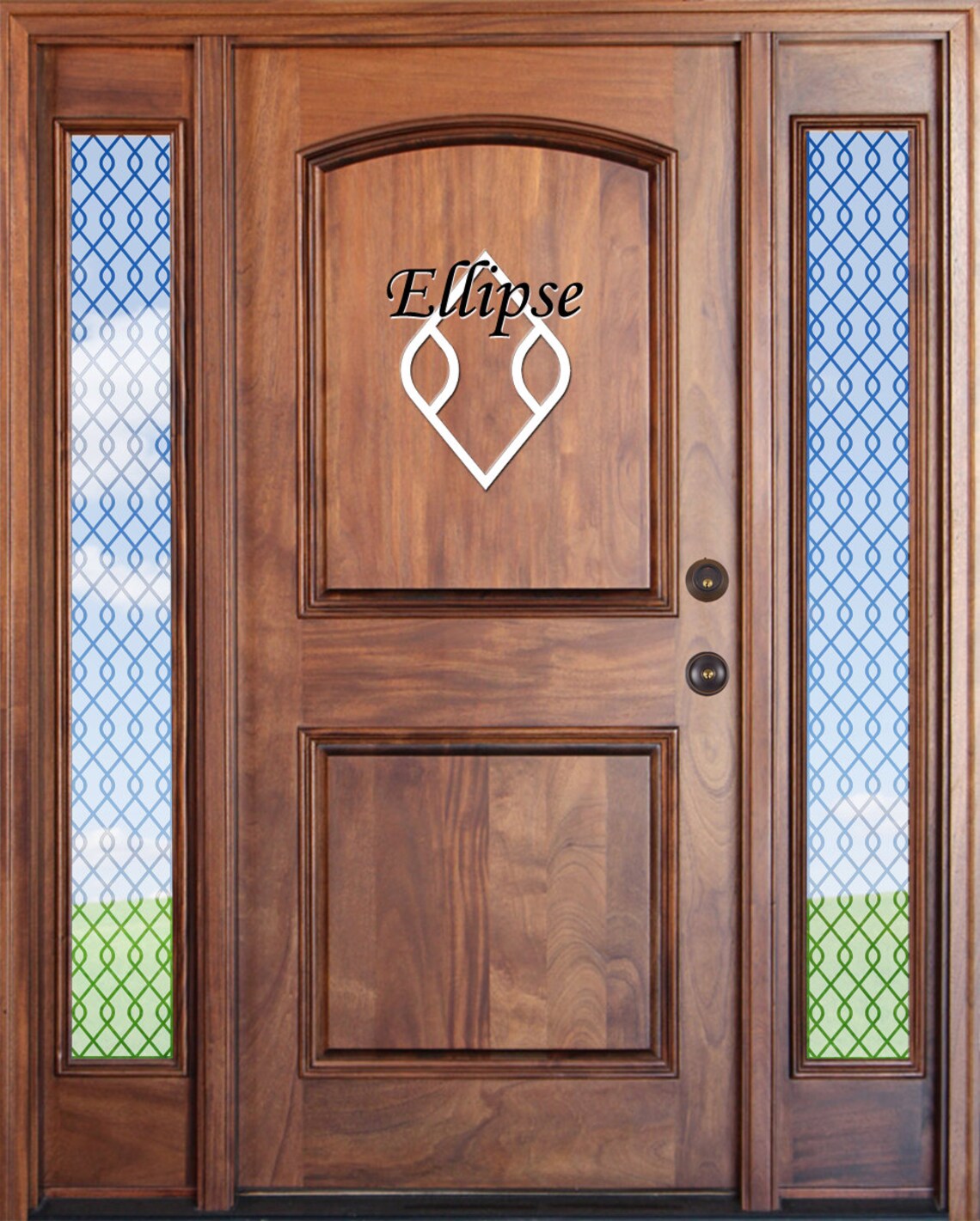 Ellipse Style Pattern for Frosted Window Vinyl - Etsy