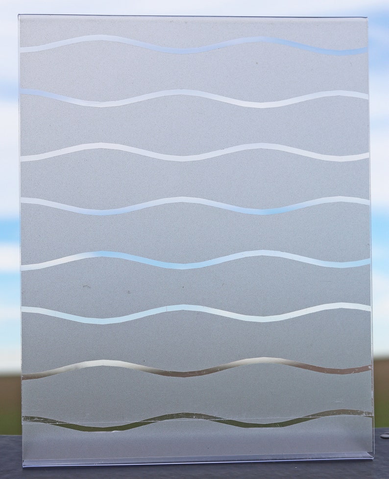 Sunset Beach Style Pattern for Frosted Window Vinyl - Etsy