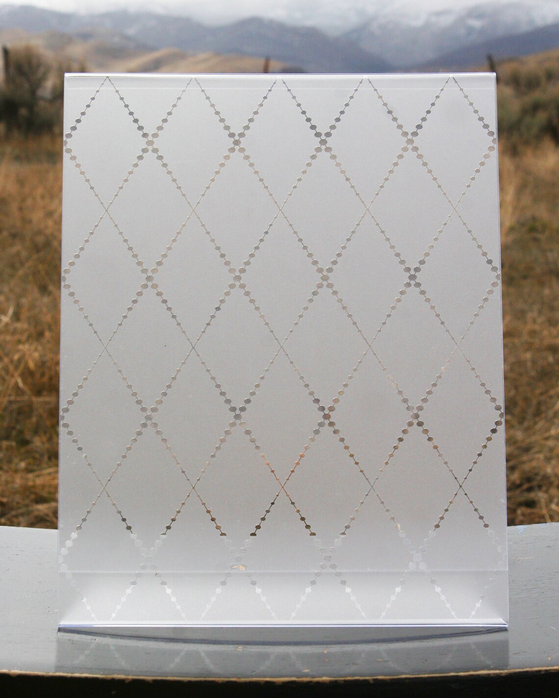 Argyle Style Pattern for Frosted Window Vinyl - Etsy
