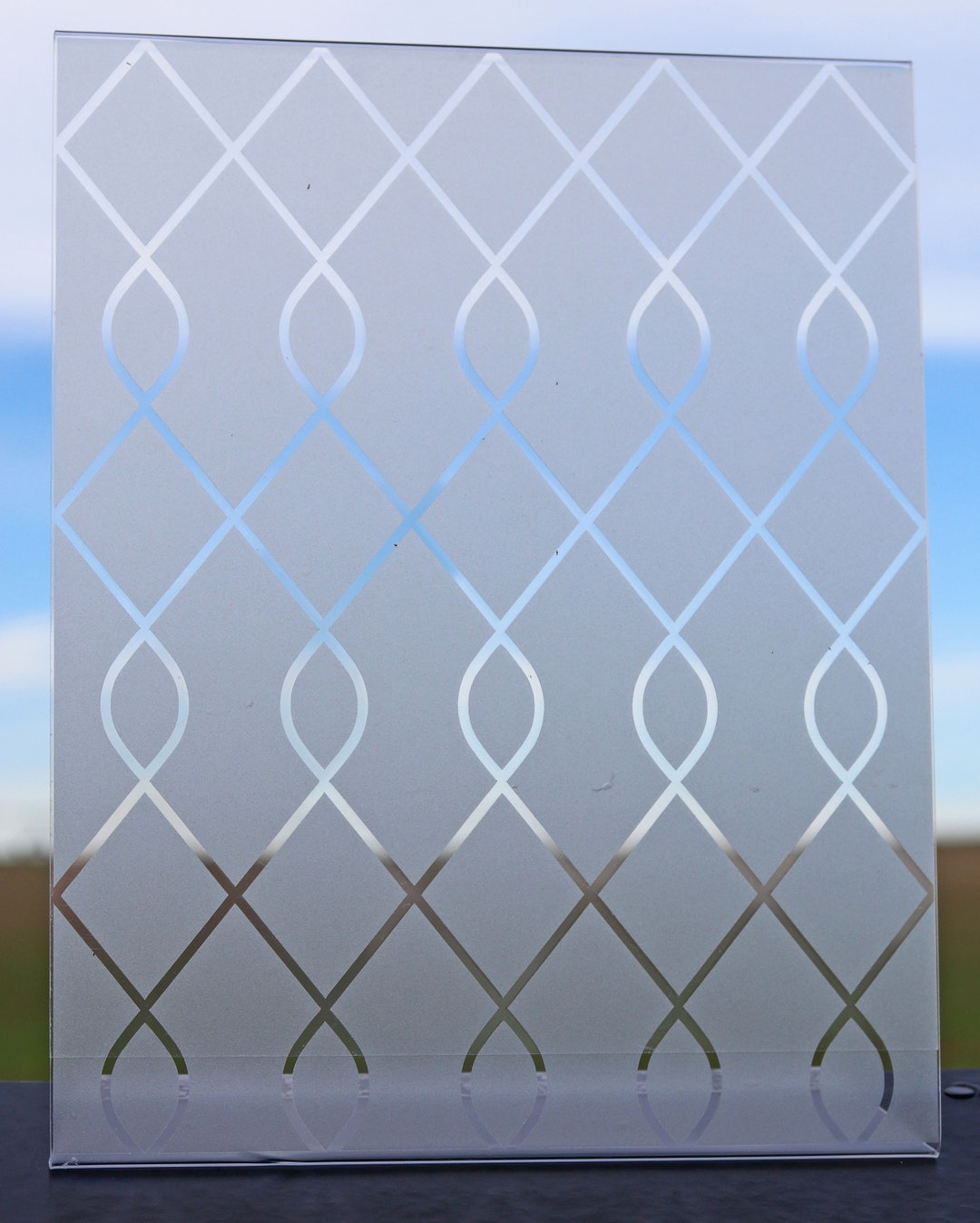 Ellipse Style Pattern for Frosted Window Vinyl - Etsy