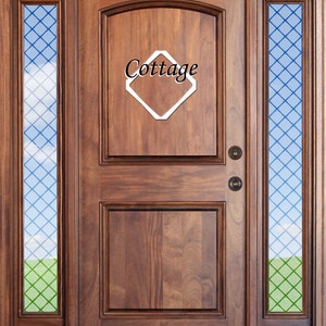 Cottage Style Pattern for Frosted Window Vinyl - Etsy