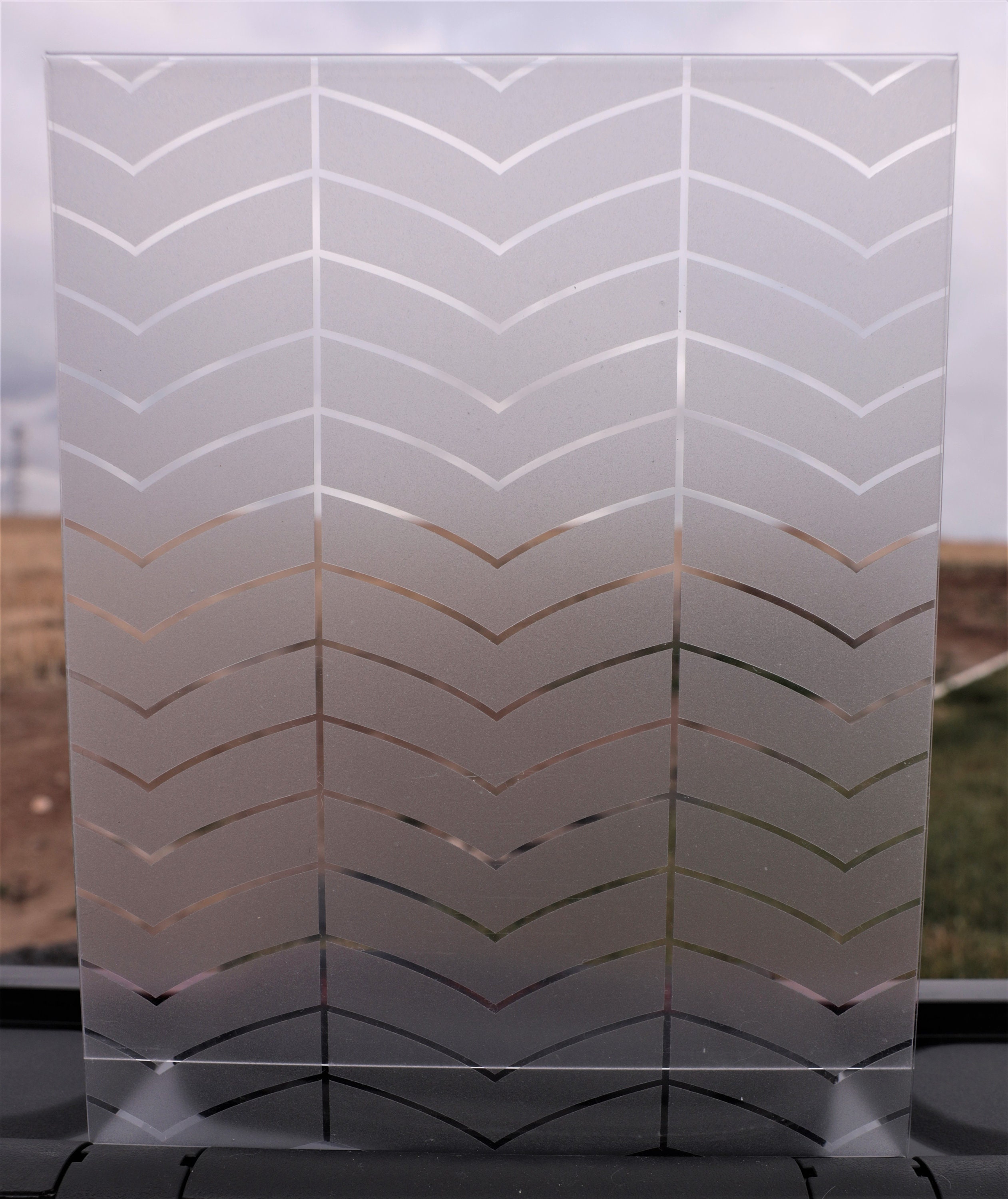 Frosted Glass Wall Panel