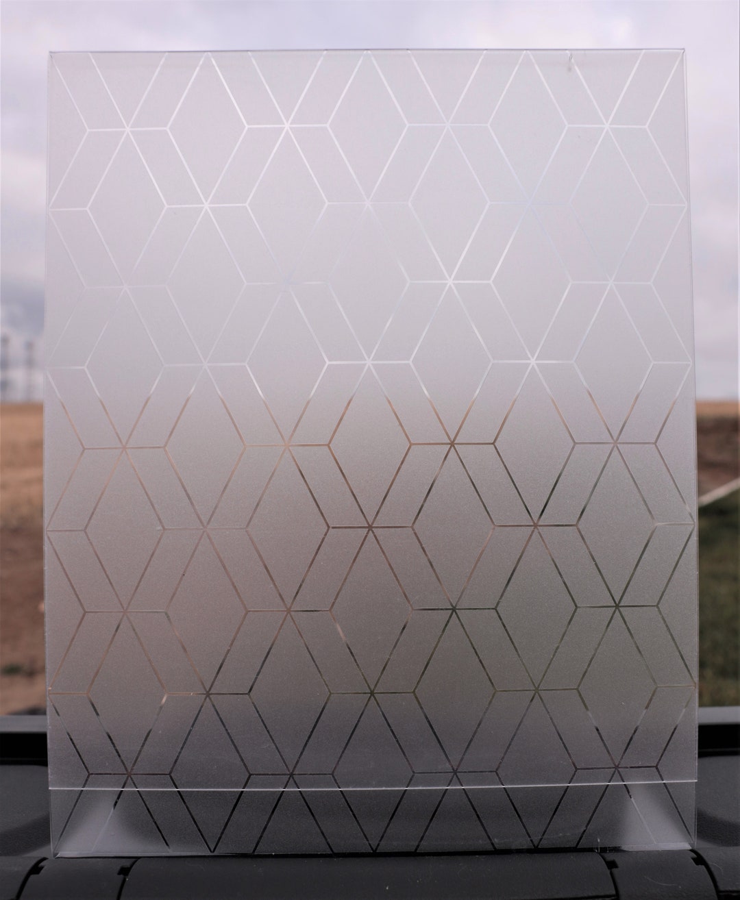 Diagon Style Pattern for Frosted Window Vinyl - Etsy