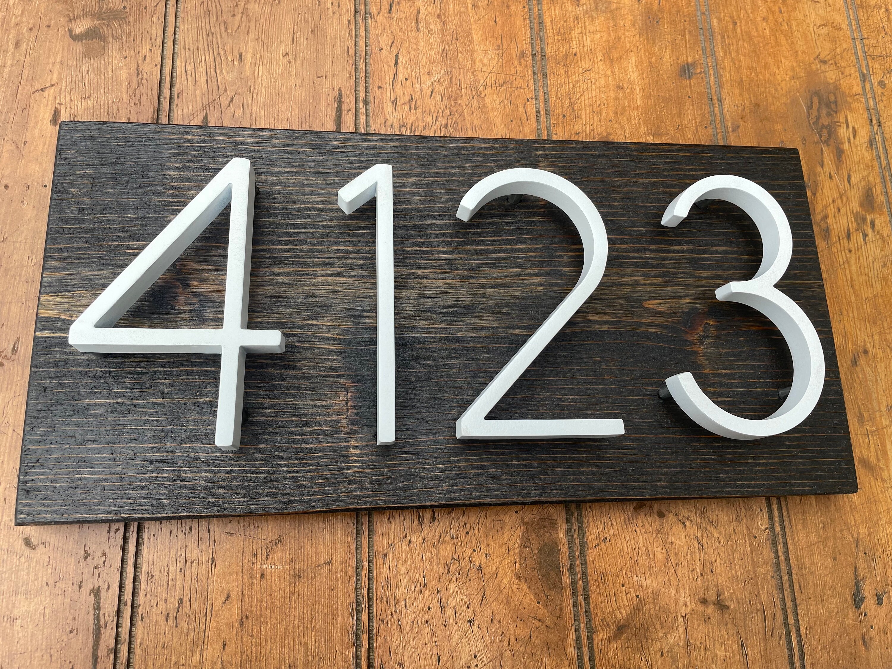 Modern Address Signs Modern House Number Sign Modern House - Etsy