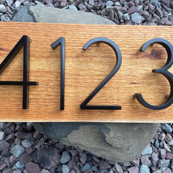 Rustic House Numbers - Etsy