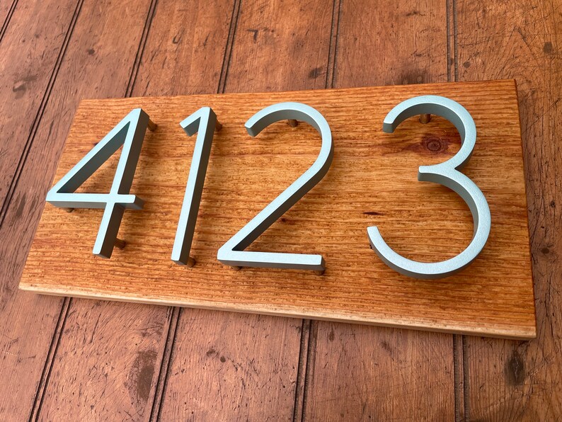 Modern Address Signs Modern House Number Sign Modern House - Etsy