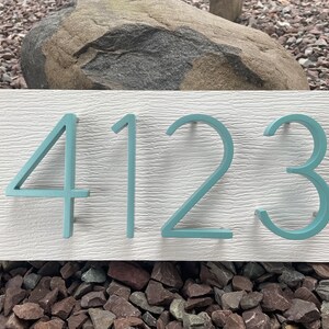 Modern Address Sign Modern House Number Sign Modern House Numbers ...
