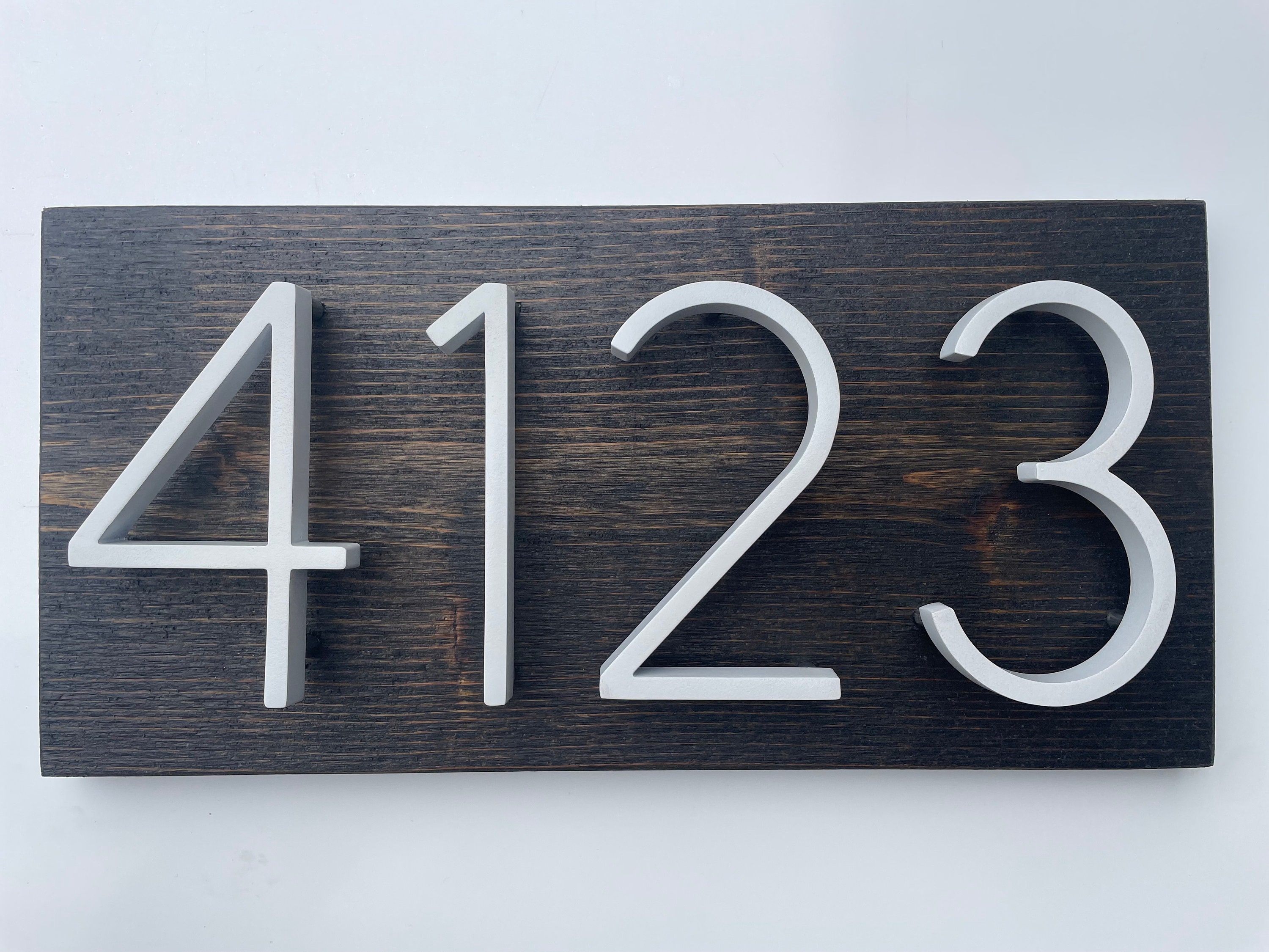 Modern Address Signs Modern House Number Sign Modern House - Etsy