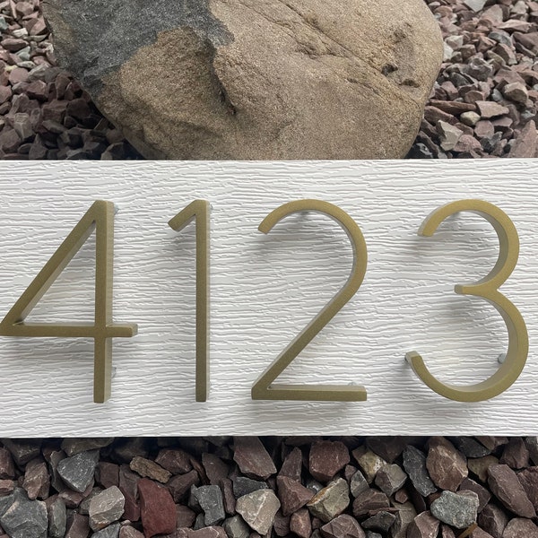 Rustic House Numbers - Etsy