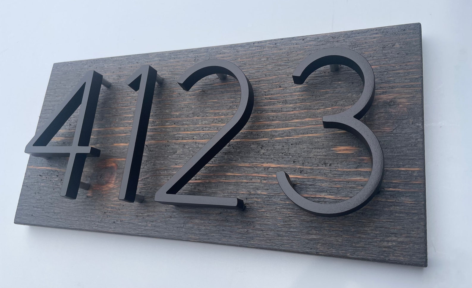 Modern Address Signs Modern House Number Sign Modern House - Etsy