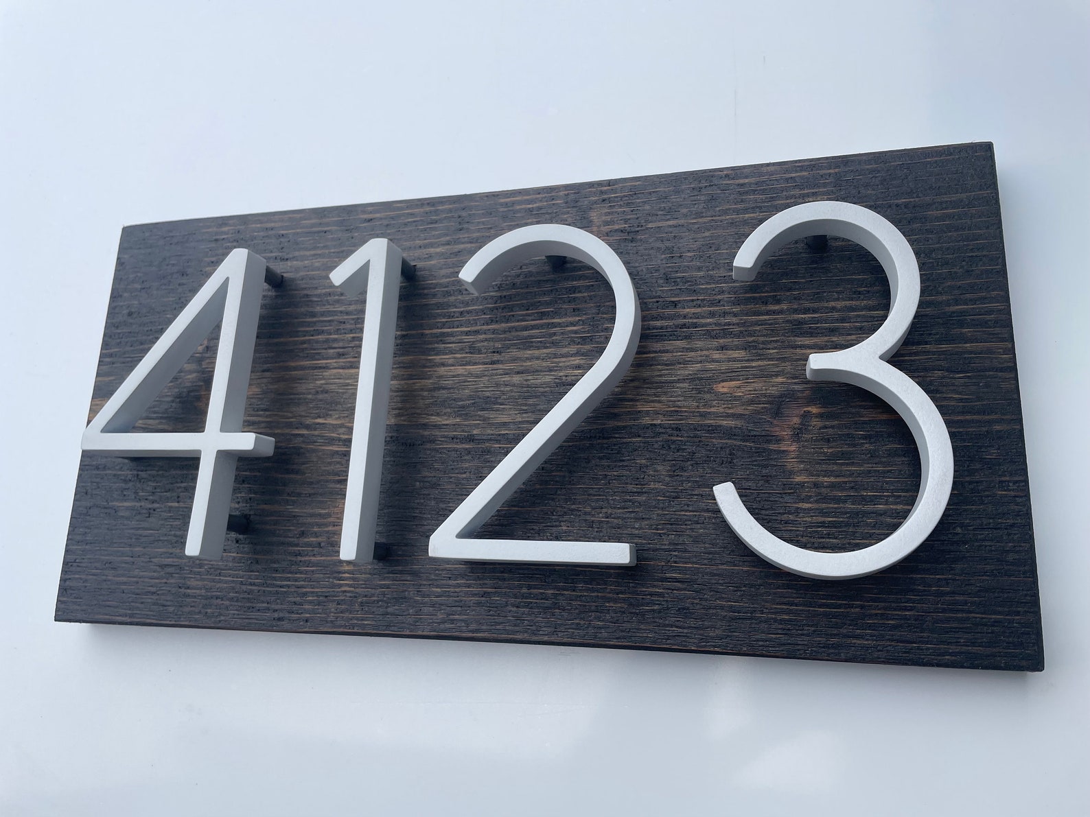 Modern Address Signs Modern House Number Sign Modern House - Etsy