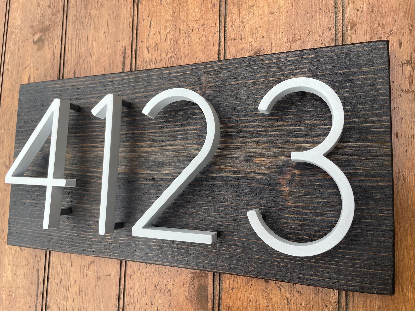 Modern Address Signs Modern House Number Sign Modern House - Etsy