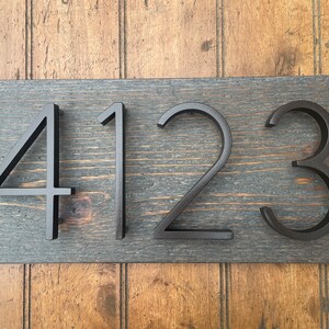 Modern Address Signs Modern House Number Sign Modern House - Etsy