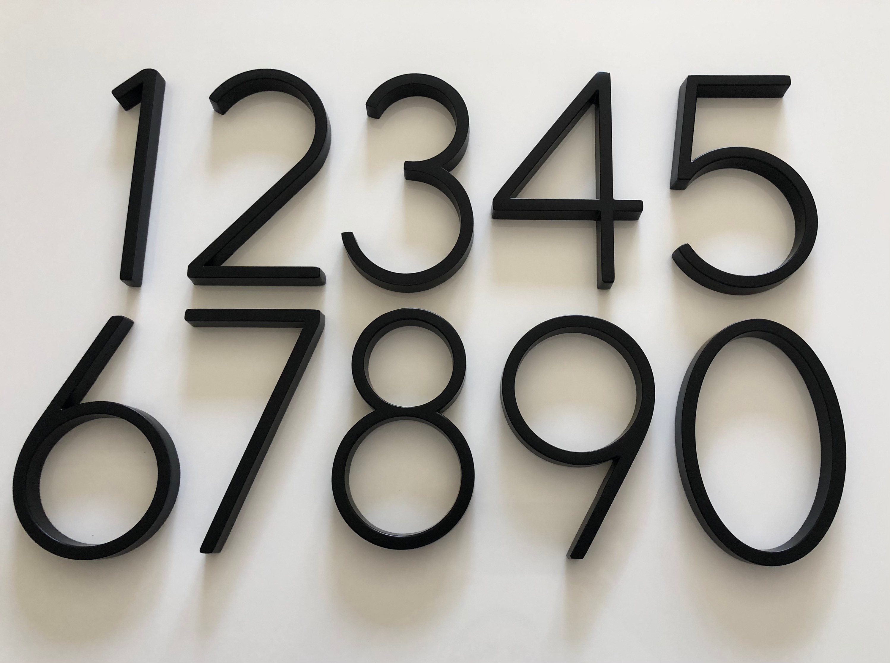 Números de casas modernas / SOLO NÚMEROS / Números de - Etsy México