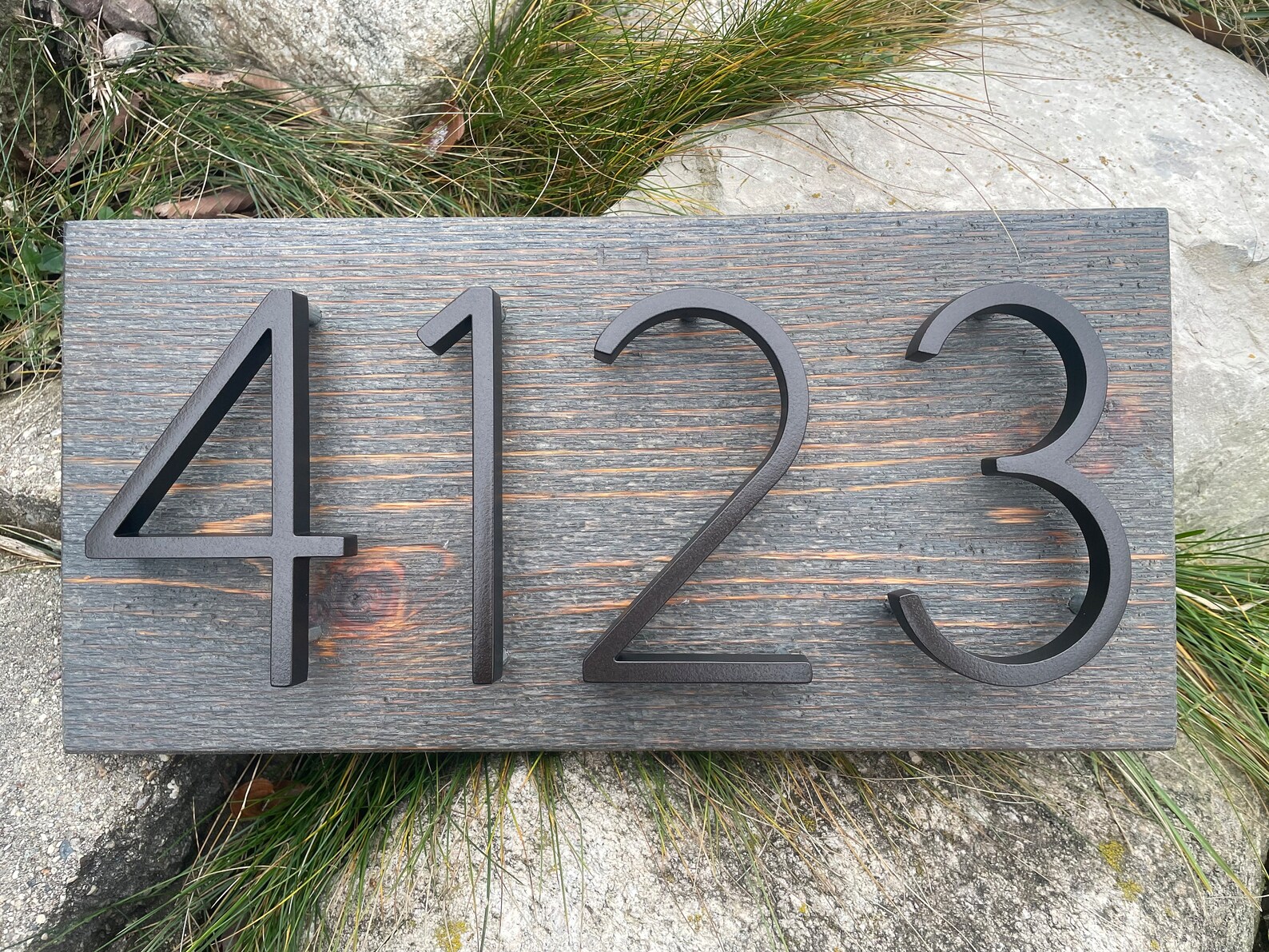 Modern Address Signs Modern House Number Sign Modern House - Etsy