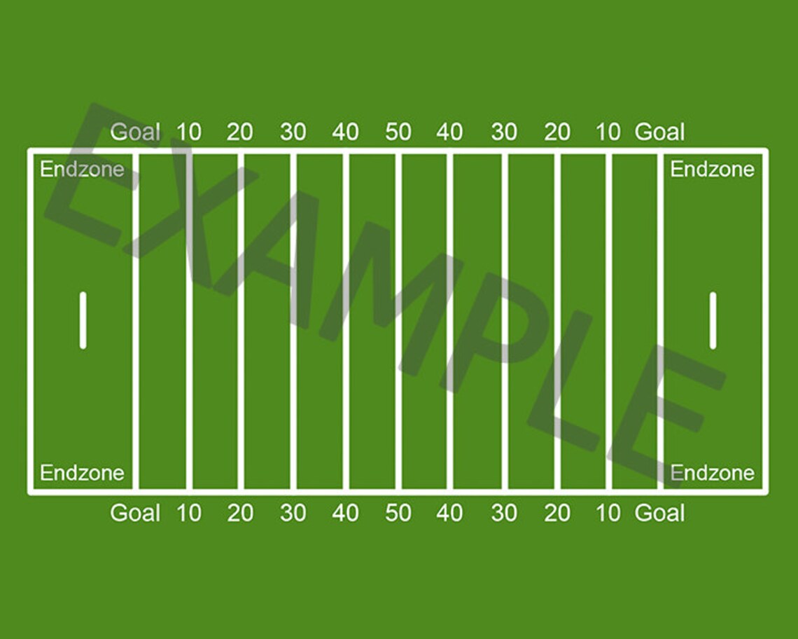 Football Field Print, Boy's Room, Nursery Print, Printable Sport Poster ...